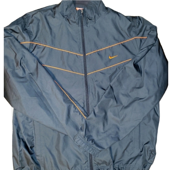 Nike | Jackets & Coats | Vintage 9s Y2k Nike The Athletic Dept Orange ...